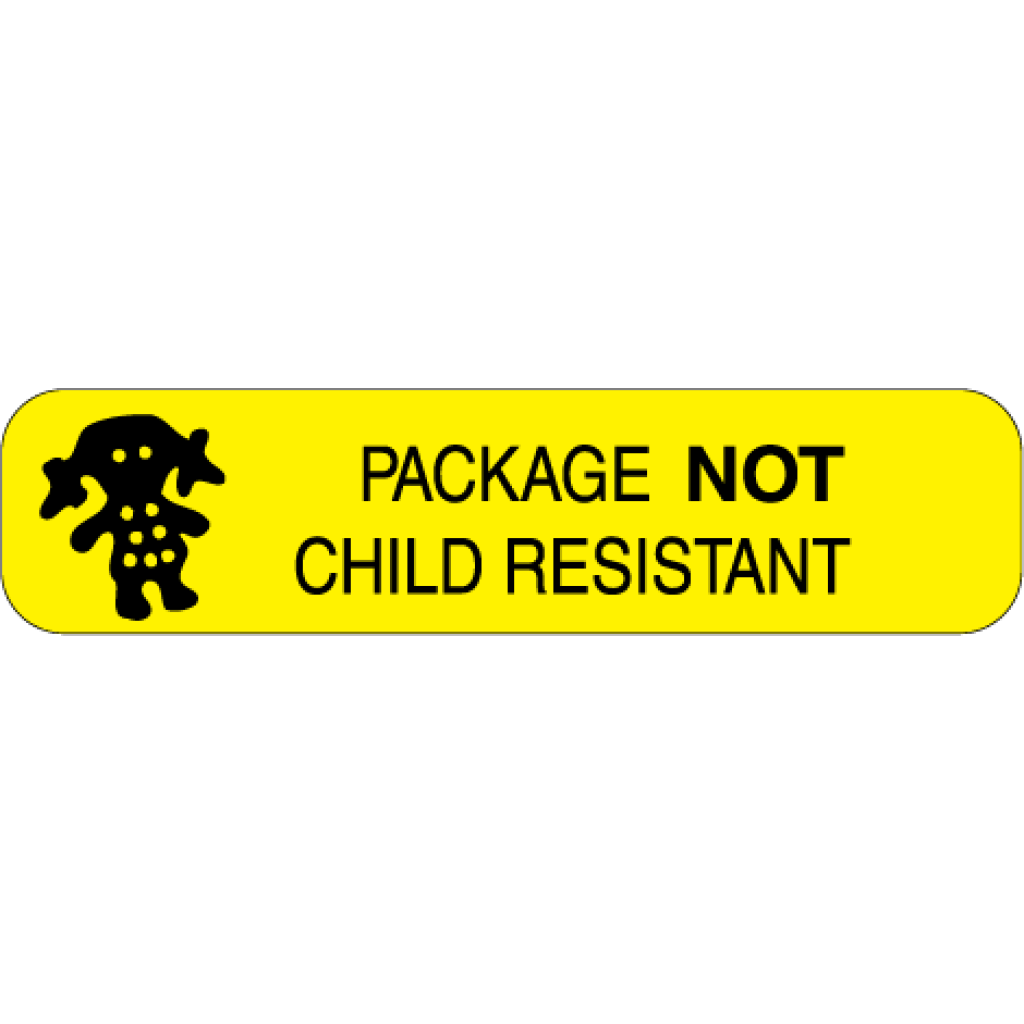 Pharmacy Supplies - PACKAGE NOT CHILD RESISTANT - Onnen Company